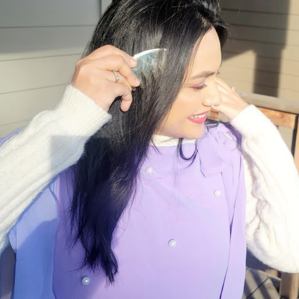Get Kansa Comb for Ayurvedic Hair and Scalp Massage | Kansa Organics