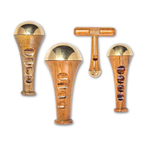 Shop Kansa Spa Collection - Set of 4 Ayurvedic Kansa Wands – Kansa Organics